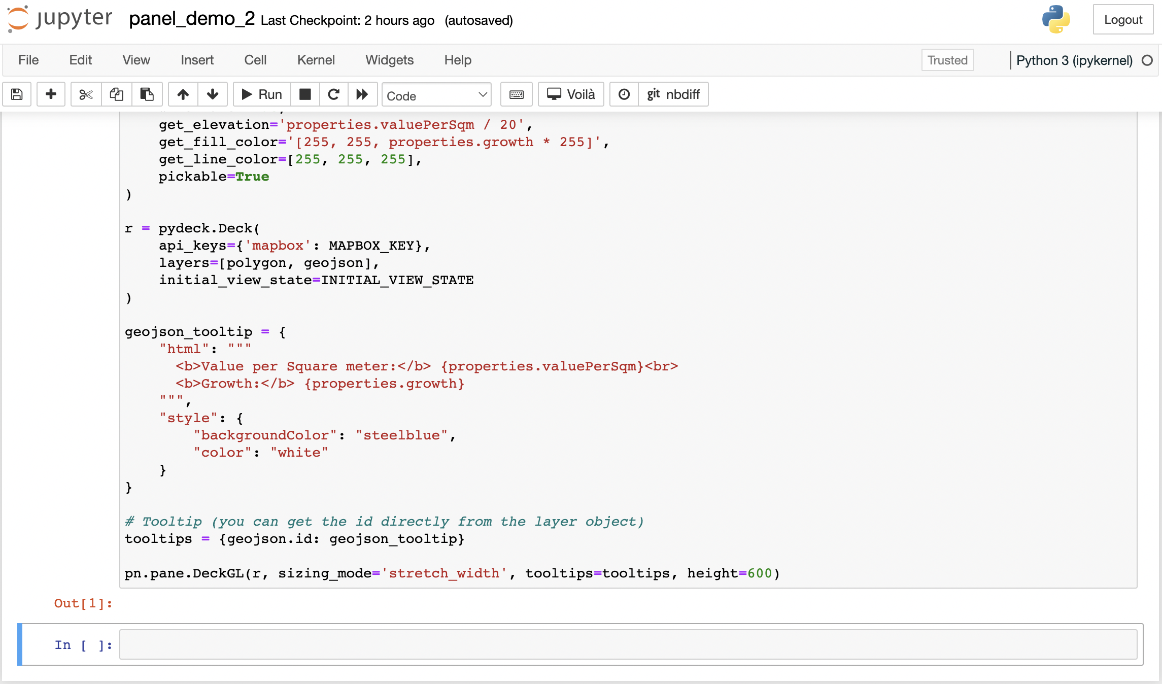 Pydeck Example Not Executing Properly · Issue 3213 · Holovizpanel · Github