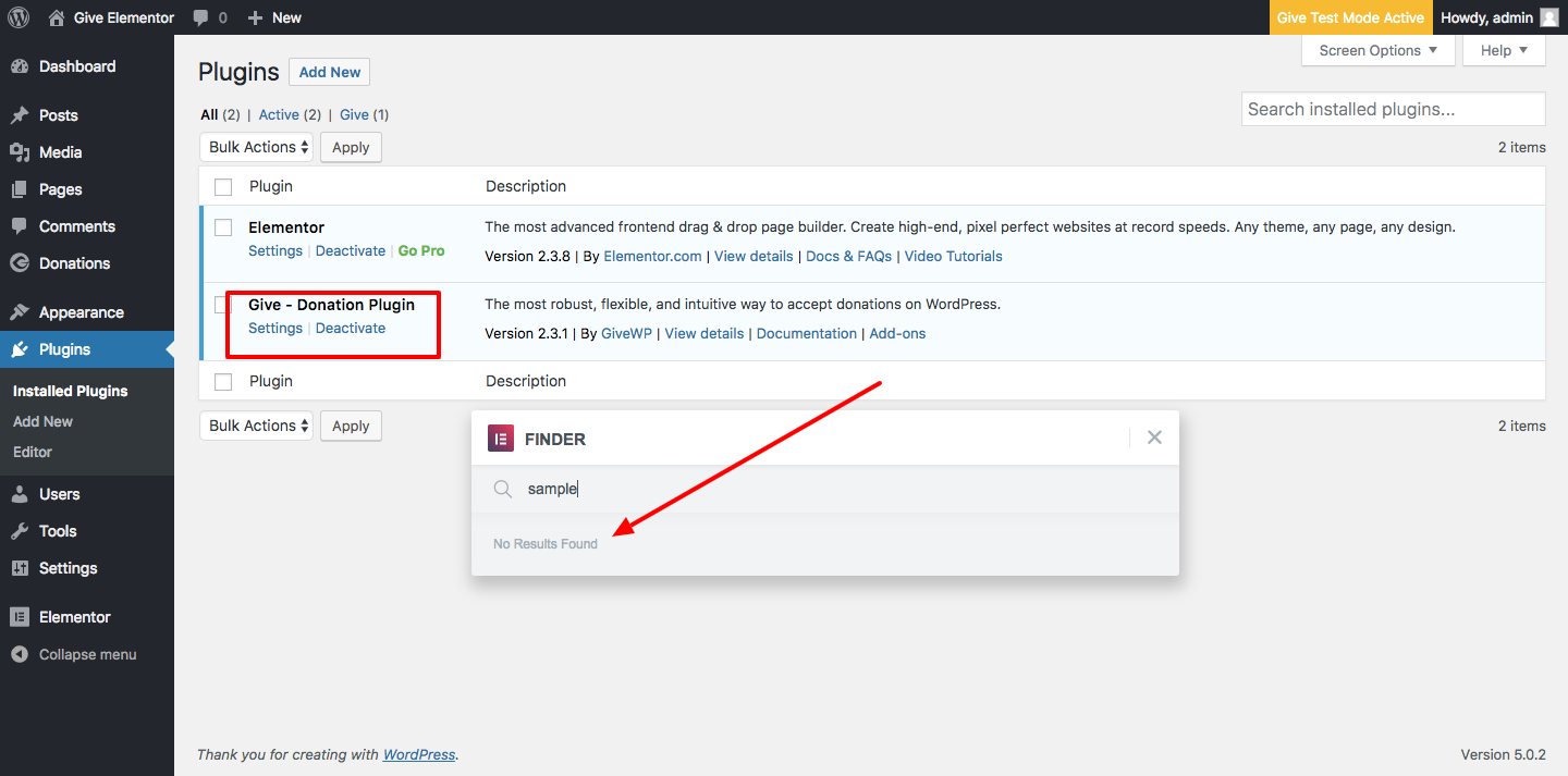 fix: ensure compatibility with elementor finder · Issue #3912 · impress-org/givewp · GitHub