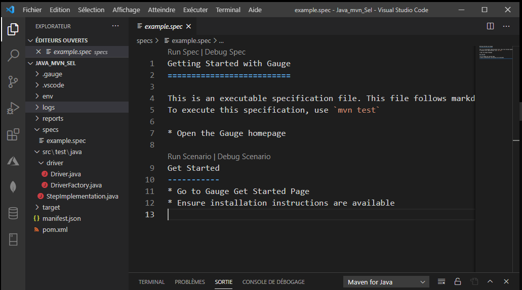 Why on vscode, we do not see the "Debug Spec" option · Issue #628 · getgauge/gauge-vscode · GitHub
