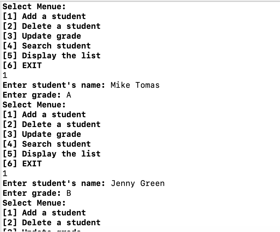 GitHub - AkioTashiro/Student-GradeBook-LinkedList: Linked List in C++ / This is a student grade ...