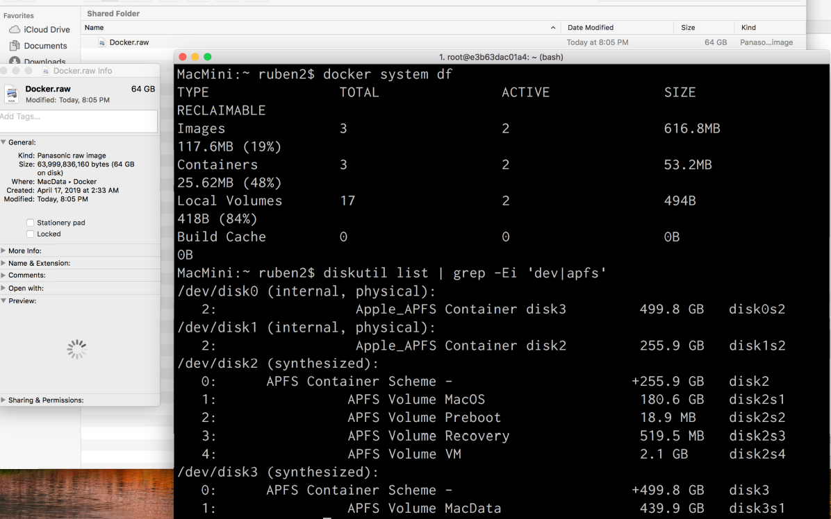 Docker.raw reserving too much size · Issue #2297 · docker/for-mac · GitHub