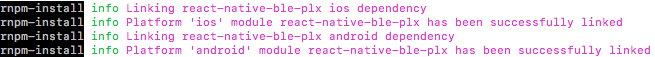 Can't link non expo project · Issue #388 · dotintent/react-native-ble-plx · GitHub