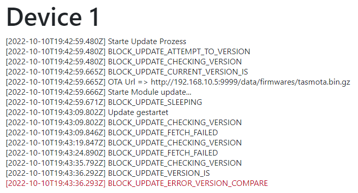 Error msgs while update · Issue #683 · TasmoAdmin/TasmoAdmin · GitHub