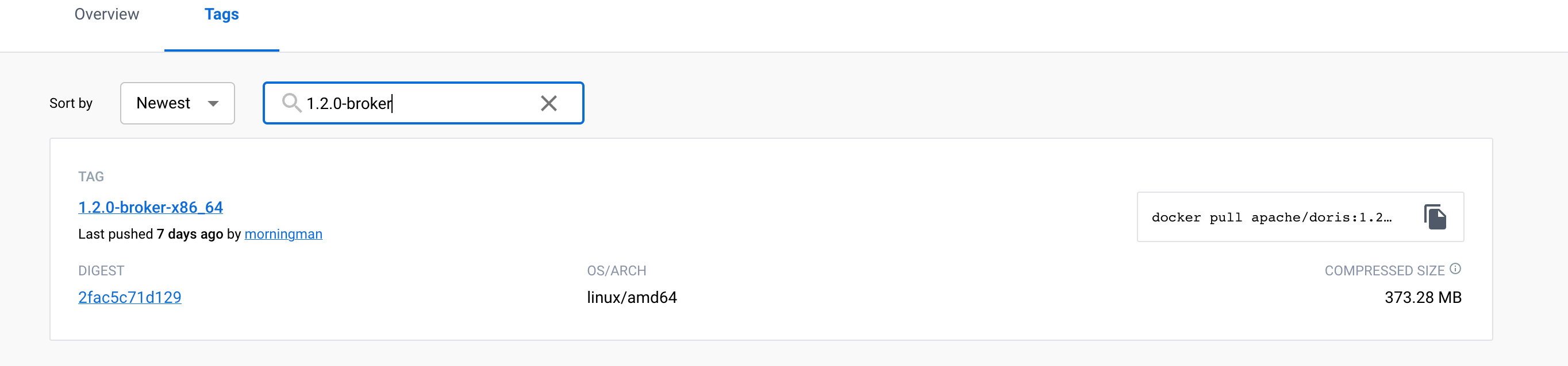 Docker Hub 疑似缺失了 1.2 arm 环境的 broker · apache doris · Discussion #15084 · GitHub
