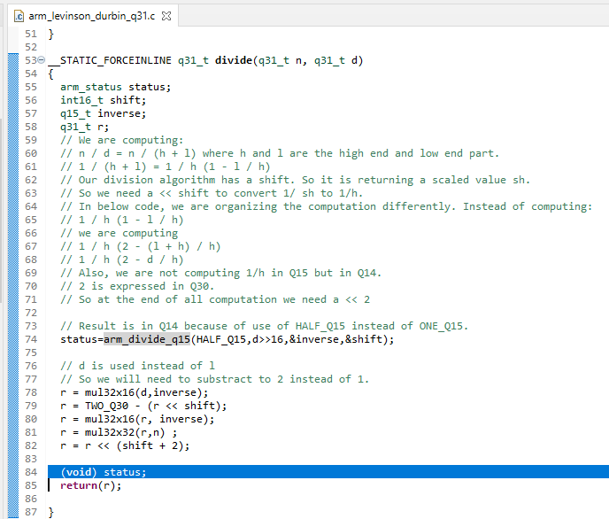 arm_levinson_durbin_q31.c compile warinig · Issue #1188 · ARM-software/CMSIS_5 · GitHub
