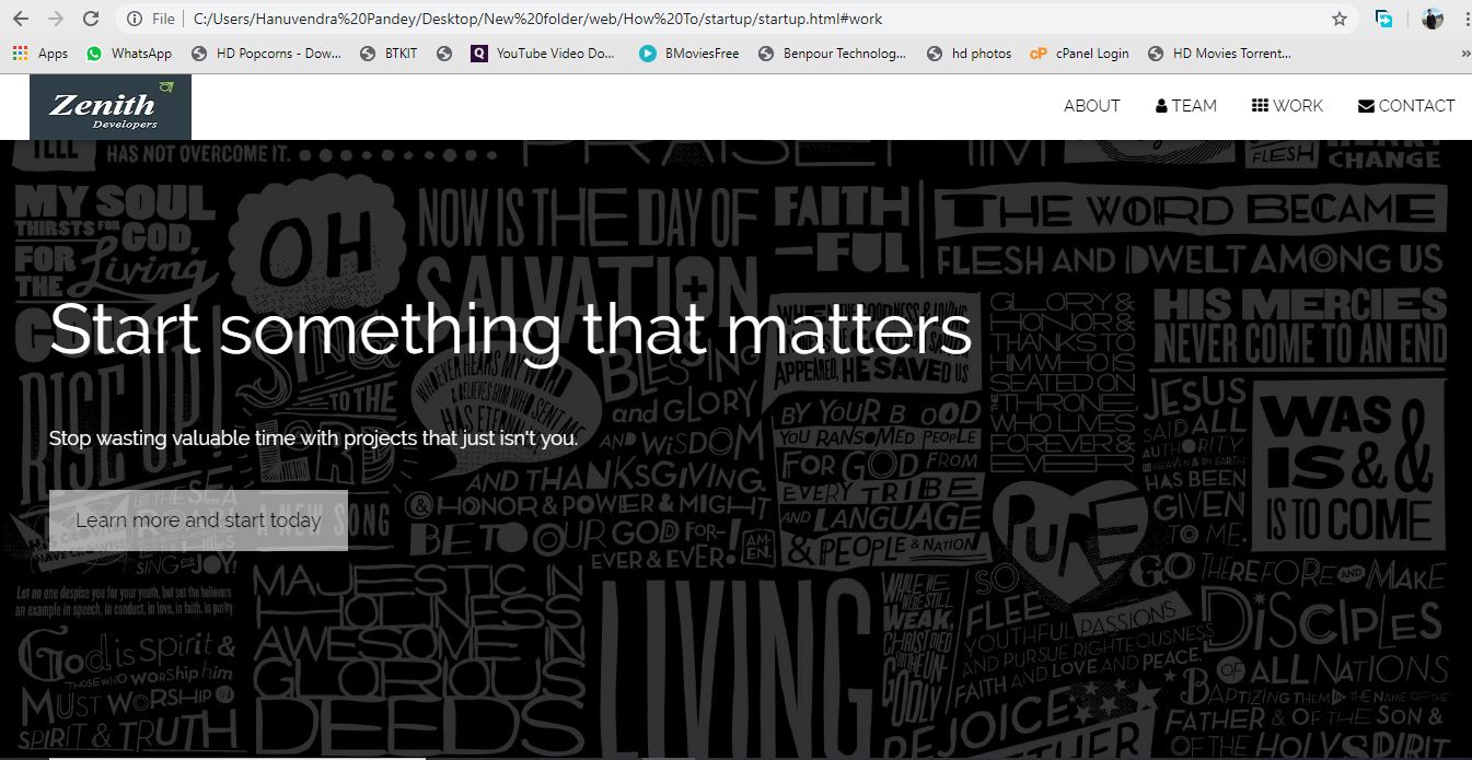GitHub - Hanuvendra/Startup-Template: It is an startup website template ...