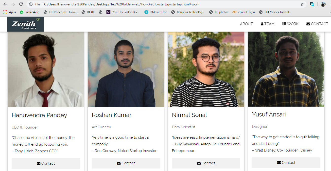 GitHub - Hanuvendra/Startup-Template: It is an startup website template ...