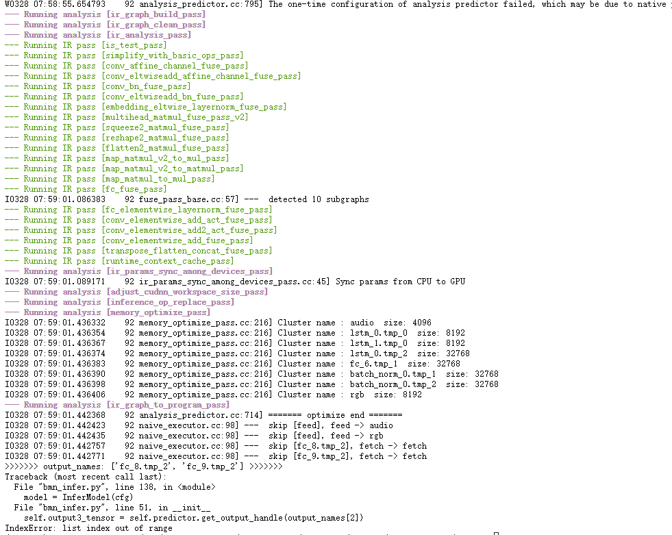 模仿FootballAction训练完成后，进行predict时报错 · Issue #397 · PaddlePaddle ...