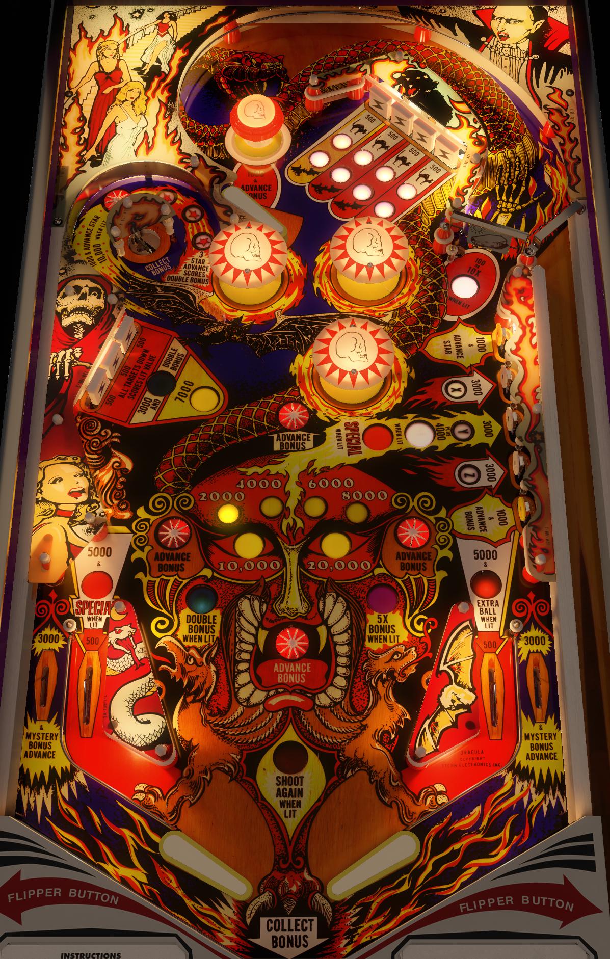 No lights and Flipper shadows were black (VPinballX-10.8.0-498 and ...