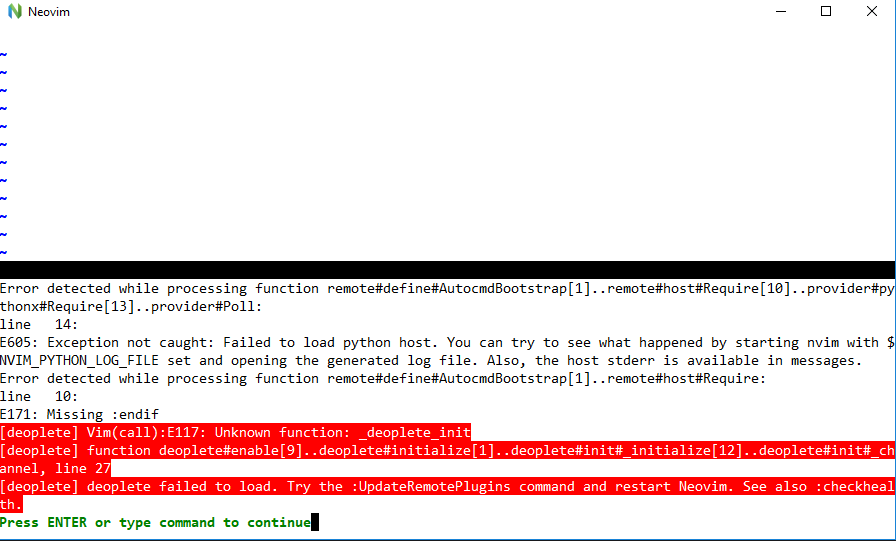 Deoplete failed to load · Issue #930 · Shougo/deoplete.nvim · GitHub