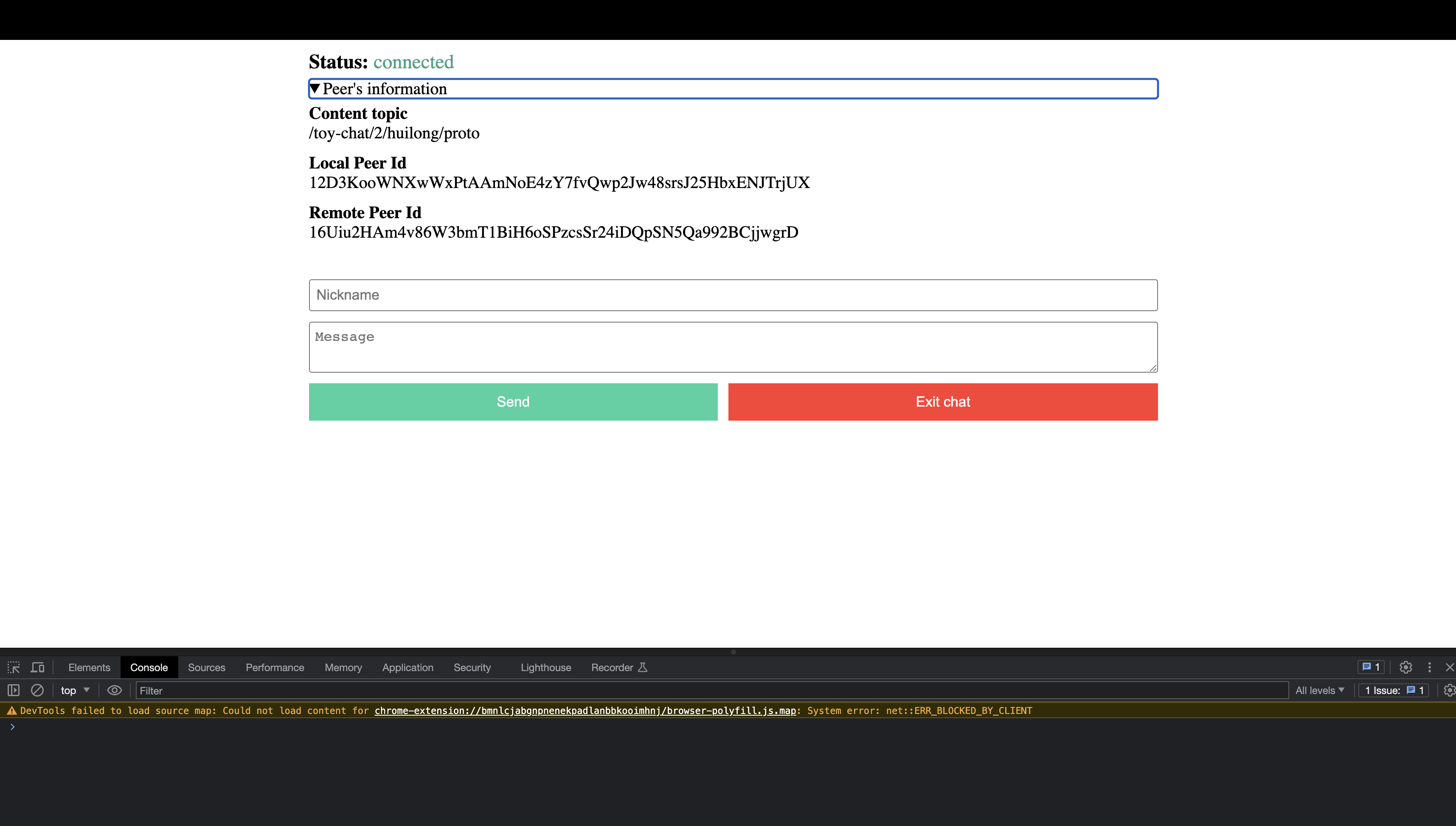 chore: improve logging when fails to connect to a node · Issue #1408 ... chore: improve logging when fails to connect to a node · Issue #1408 ...