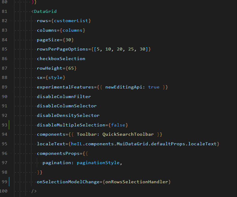 Mui DataGrid using Zustand , cant select more then 1 row cause of unwanted Rerender · pmndrs ...