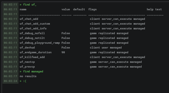 Be able to find convars by their flags using the `find` console command · Issue #1632 ...