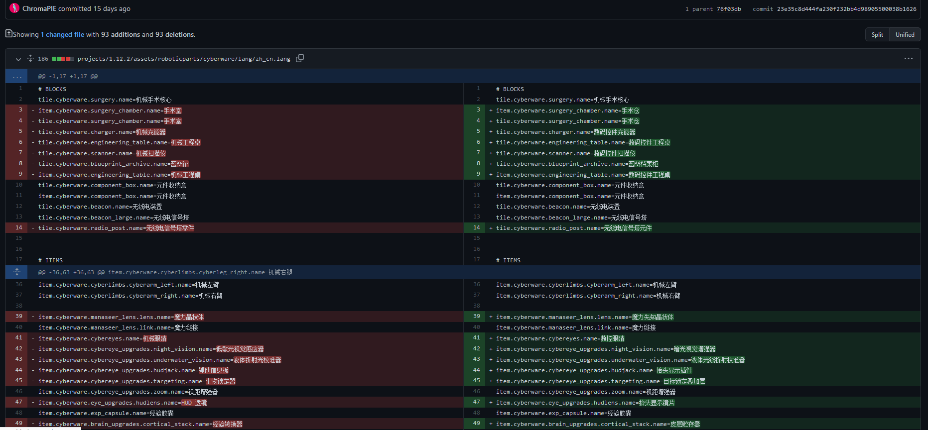[其他]：关于π哥的低质量commits · Issue #1540 · CFPAOrg/Minecraft-Mod-Language ...