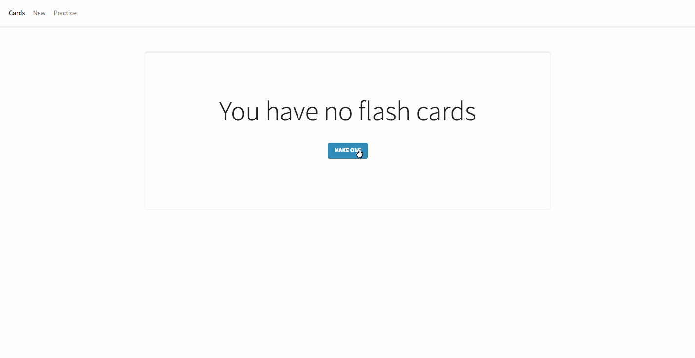 Github Pearllawreact Flash Cards A Reactjs Application For Self Learners Who Want To Expand 8439