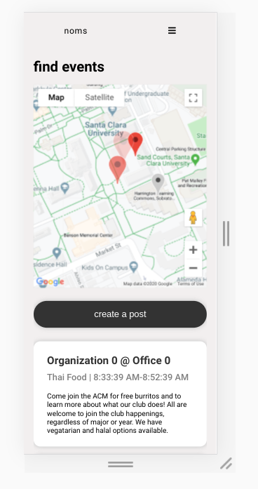 Dropdown nav menu is accessible off page on mobile · Issue #16 · googleinterns/noms · GitHub