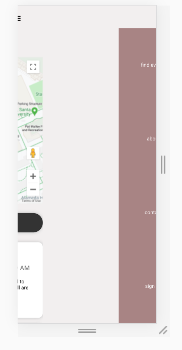Dropdown nav menu is accessible off page on mobile · Issue #16 · googleinterns/noms · GitHub