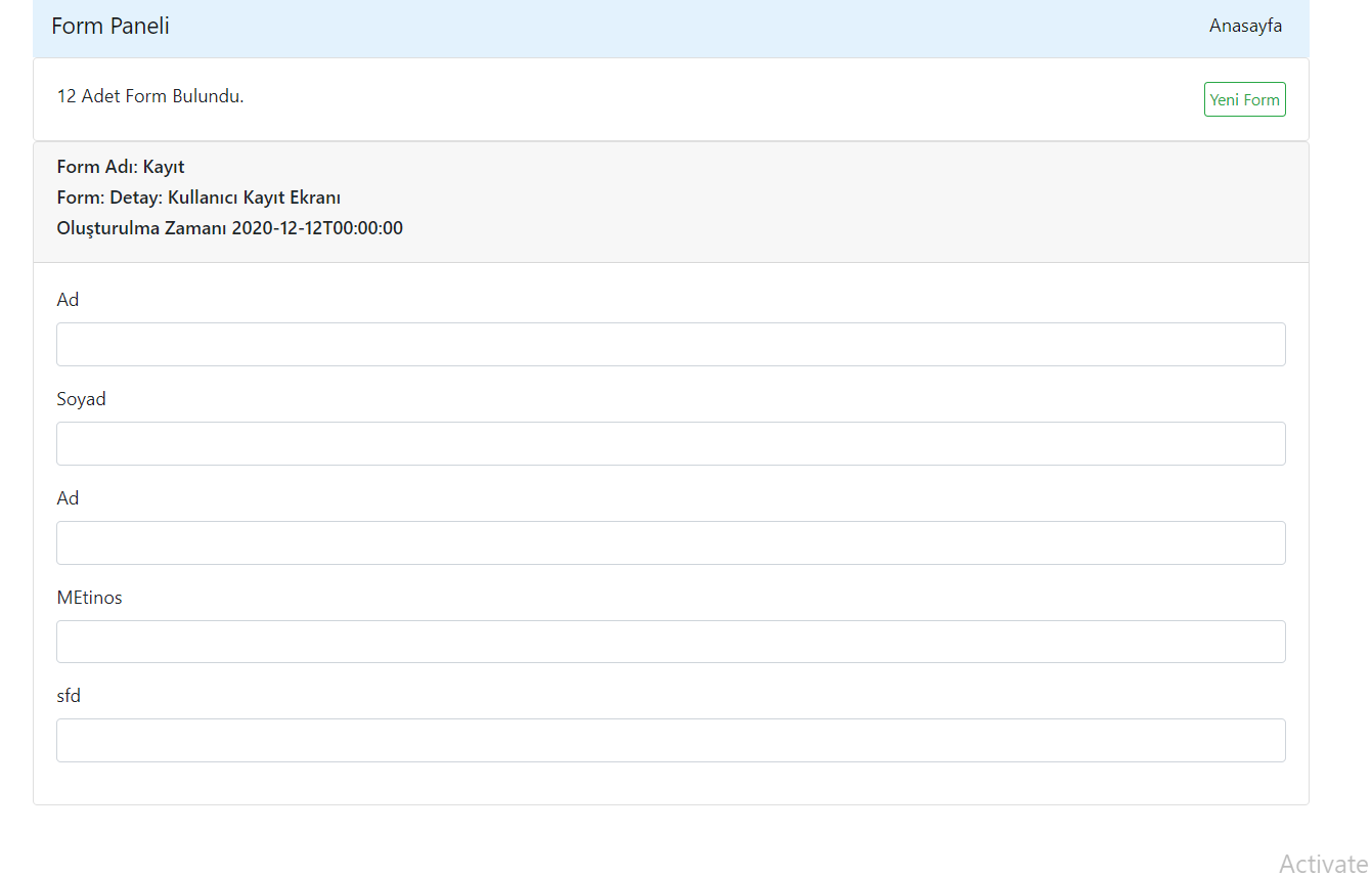 GitHub - ymyurdakul/FormBuilder