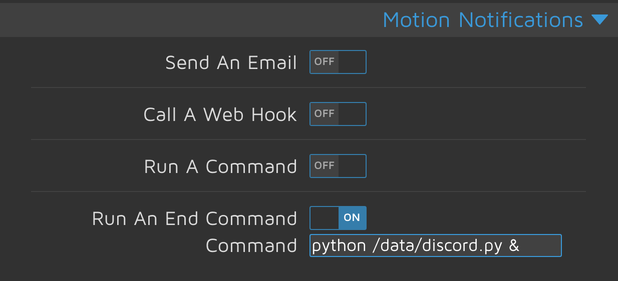 Call discord webhook? · Issue #1557 · motioneye-project/motioneyeos · GitHub