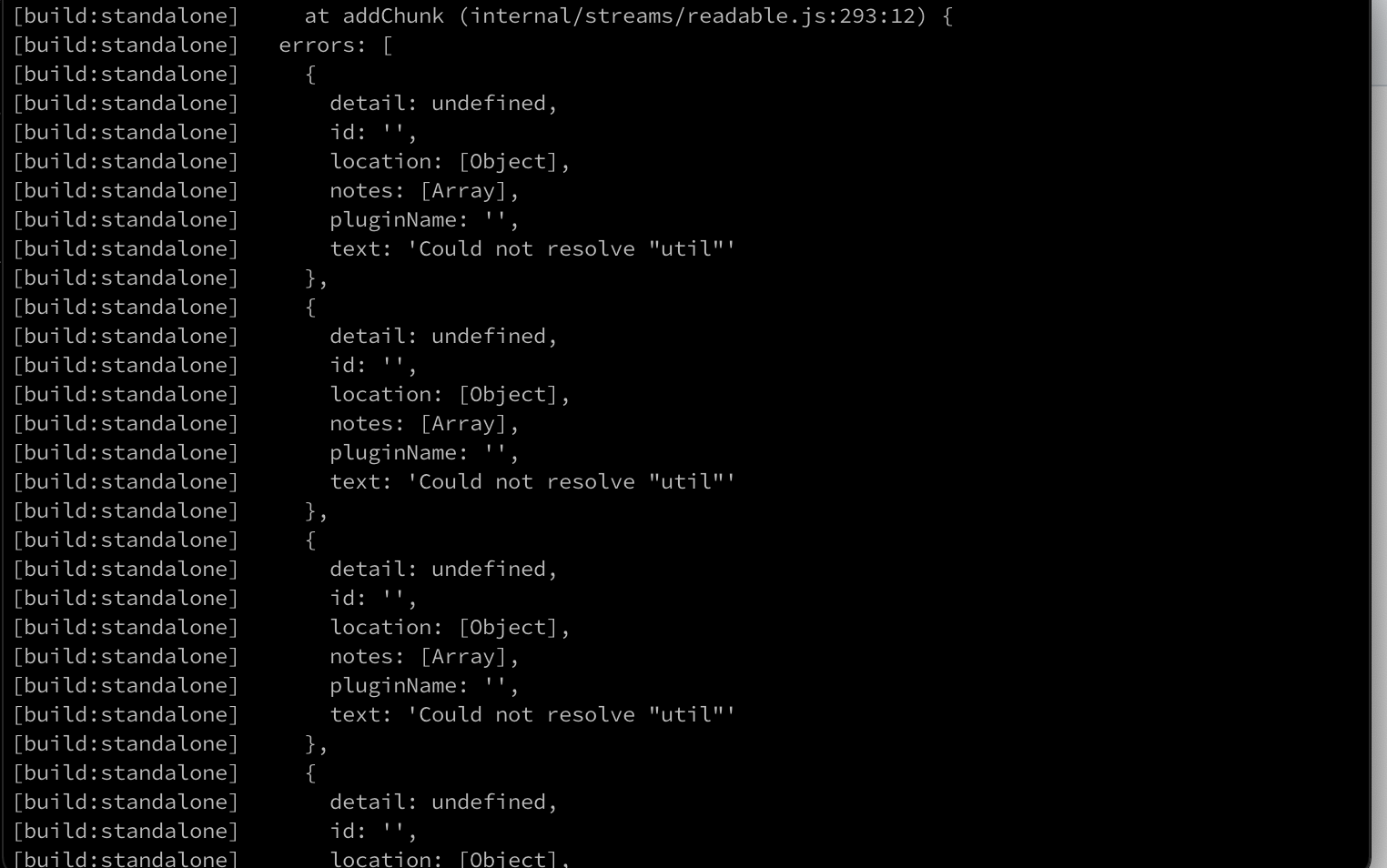 code-generator 执行 build 报错 · Issue #1020 · alibaba/lowcode-engine · GitHub