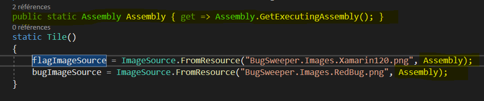 BugSweeper UWP System.TypeInitializationException : 'The type ...
