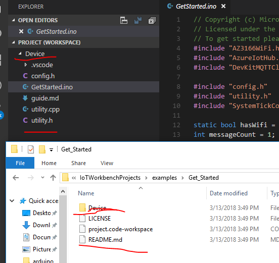 No readme in Getstarted project · Issue #131 · microsoft/vscode-iot-workbench · GitHub