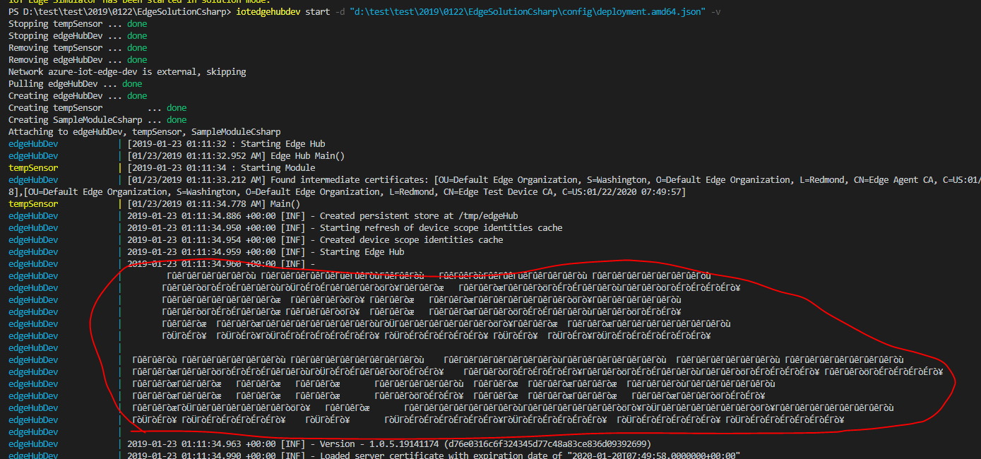 “azure iot edge” words display incorrect in vscode when start -d deployment · Issue #164 · Azure ...