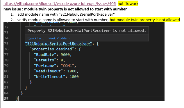 Marketplace Module Name 022 Is Not Allowed · Issue 406 · Microsoftvscode Azure Iot Edge 