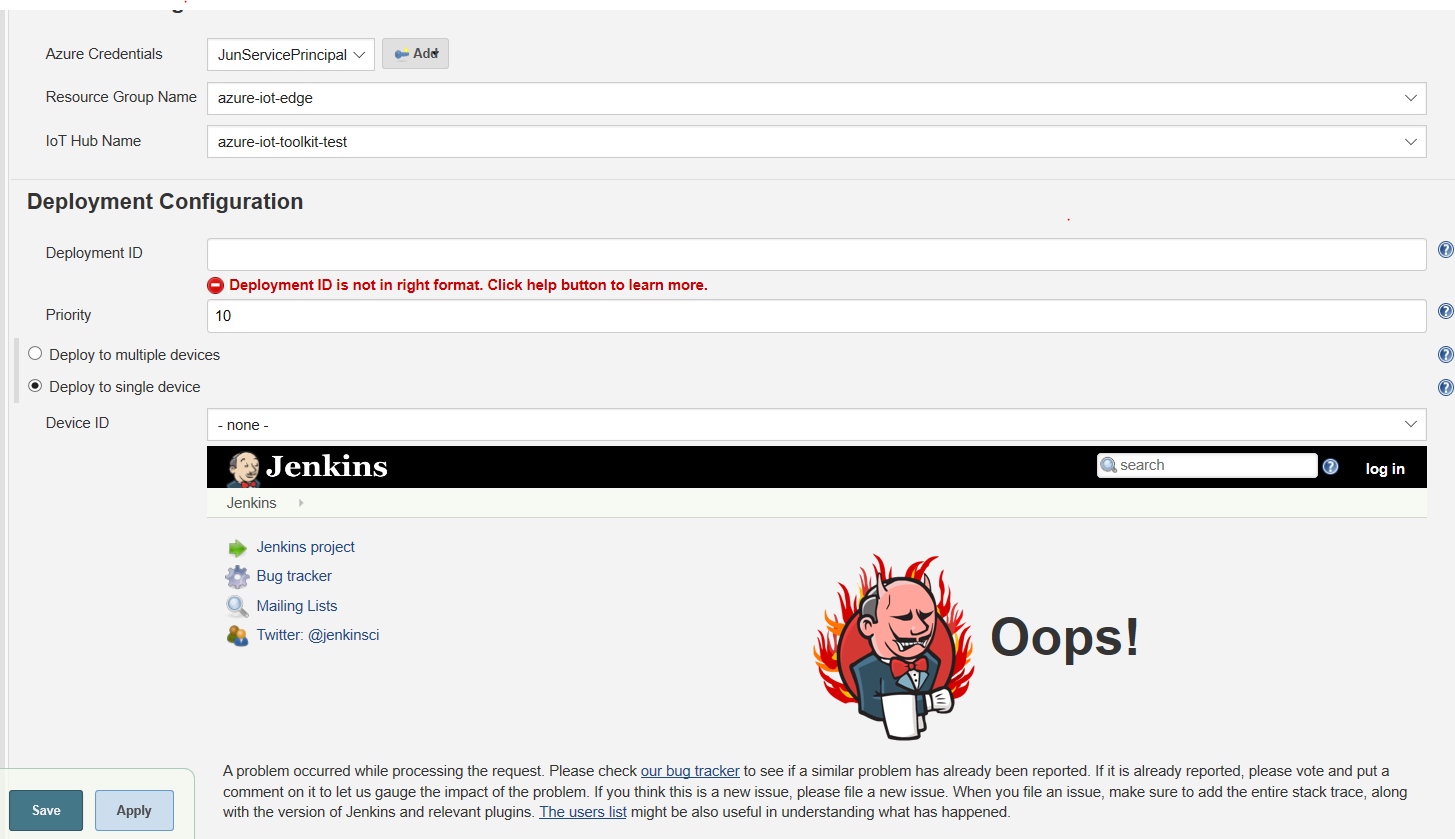 java.lang.NullPointerException when choose Resource Group Name or IoT Hub Name · Issue #10 ...