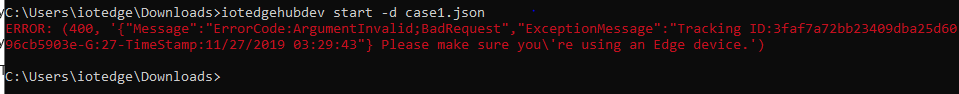 Please make sure you\'re using an Edge device · Issue #244 · Azure/iotedgehubdev · GitHub