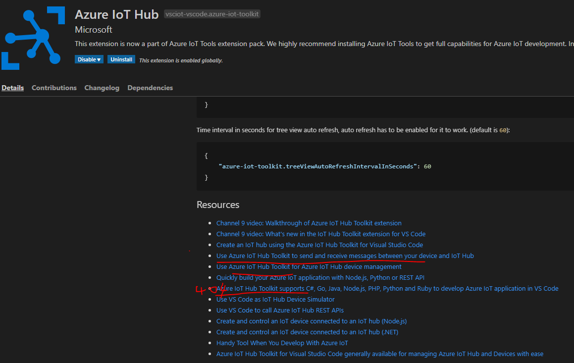 the link of resource page is 404 · Issue #446 · microsoft/vscode-azure-iot-toolkit · GitHub