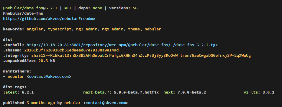 npm install can't find @nebular/date-fns v7.0.0 package · Issue #2693 · akveo/nebular · GitHub