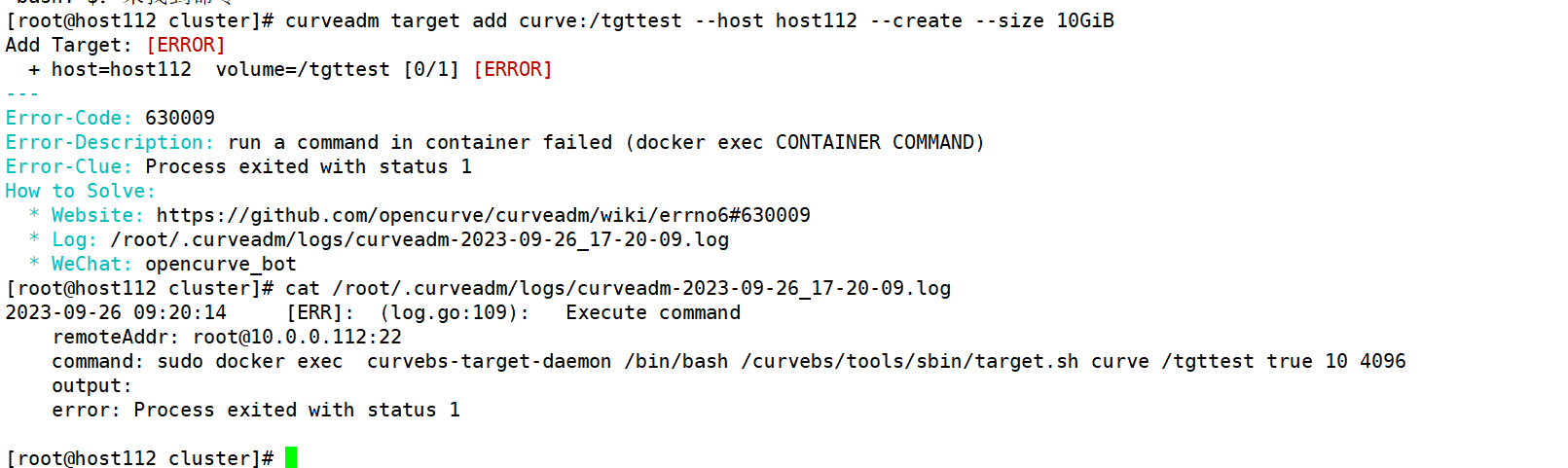 部署tgt添加target缺少target.sh导致报错 · Issue #318 · opencurve/curveadm · GitHub