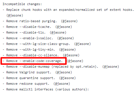 How Do I Obtain Code Coverage? · Issue #2166 · jemalloc/jemalloc · GitHub