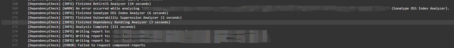 Failed to request component-reports · Issue #3558 · dependency-check/DependencyCheck · GitHub