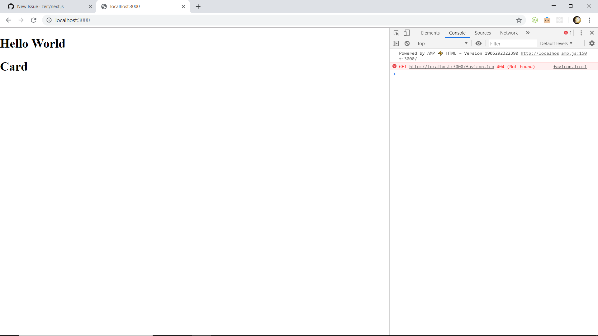 Can't use componentDidMount() hooks withAmp() · Issue #7537 · vercel/next.js · GitHub