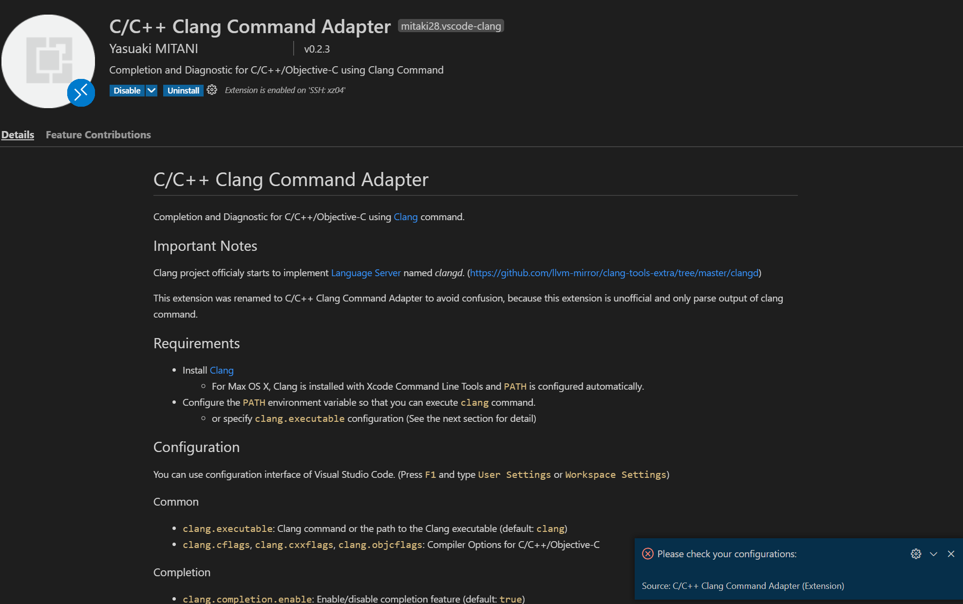 C/C++ Clang Command Adapter Can't work for auto-completion. · Issue #126986 · microsoft/vscode ...