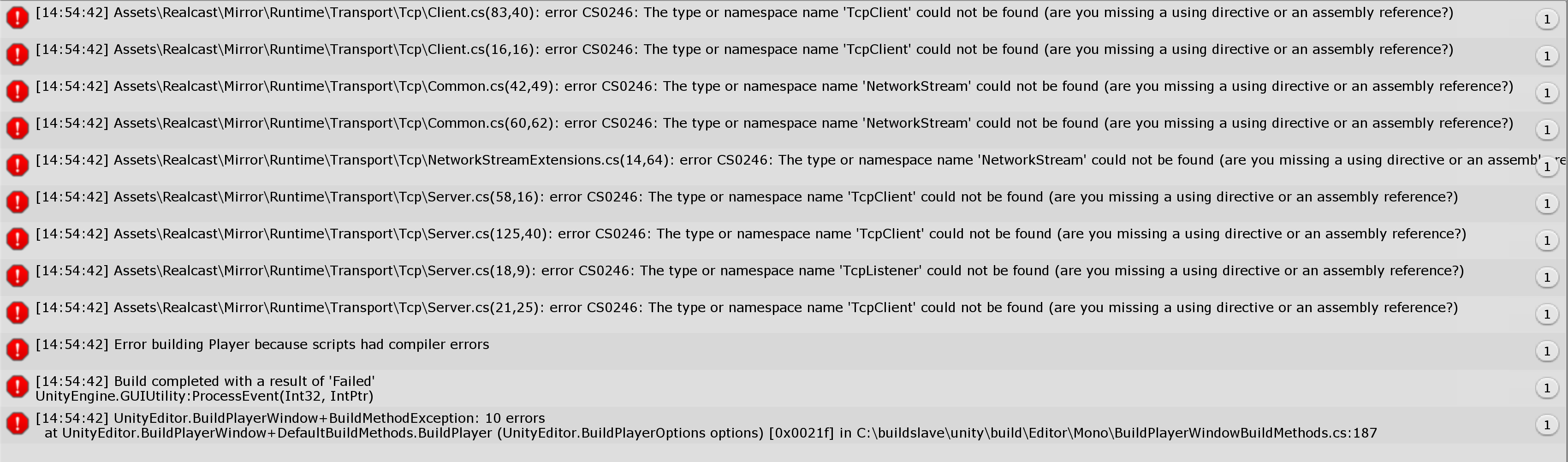 Mirror & Telepathy are not compatible with UWP on .NET backend · Issue #43 · MirrorNetworking ...