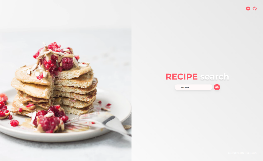 GitHub - megfan/Recipe_Search