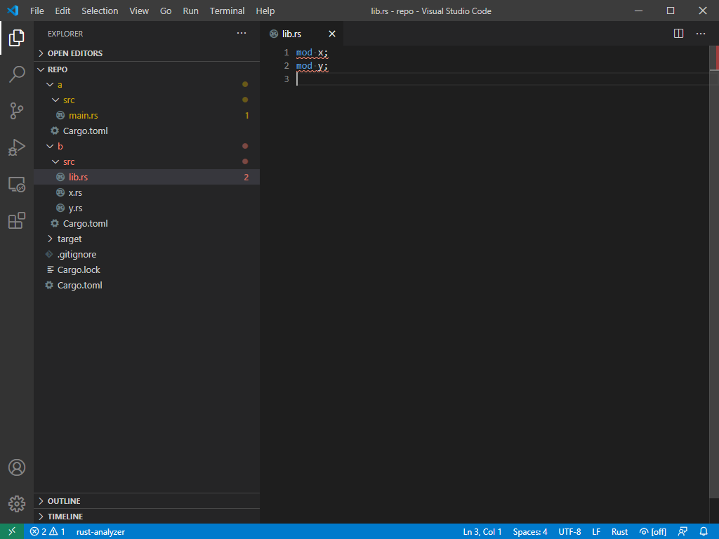 Unresolved module rust-analyzer error. · Issue #5484 · rust-lang/rust ...