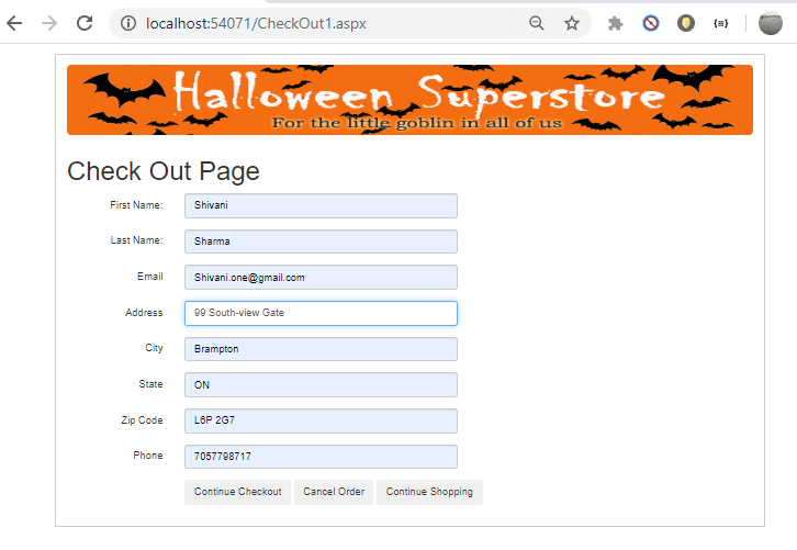 GitHub - Shivanihumber/HalloweenStore: Its an online store project in ...