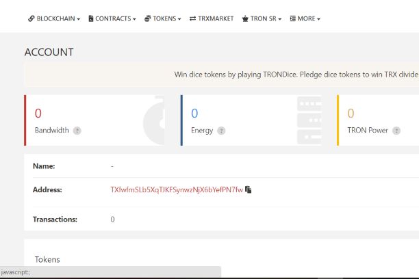 My Account is at 0 for a week now and I want to know where is my Tron? · Issue #1059 · tronscan ...