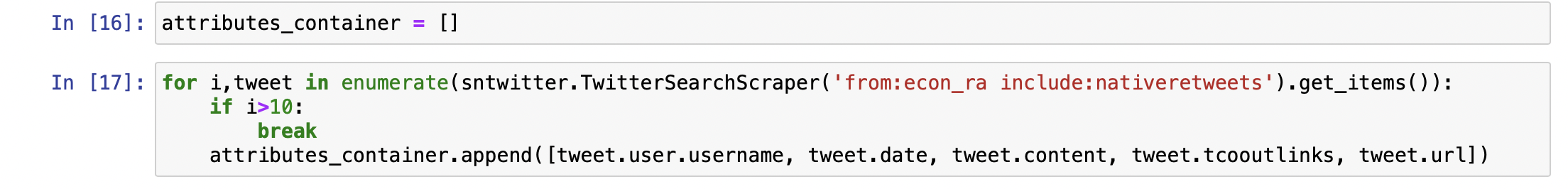 Truncated retweets · Issue #595 · JustAnotherArchivist/snscrape · GitHub