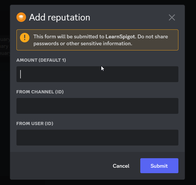 Amount Field Is Ignored When Adding Rep Through Apps · Issue 117 · Flytegg Ls Discord Bot · Github