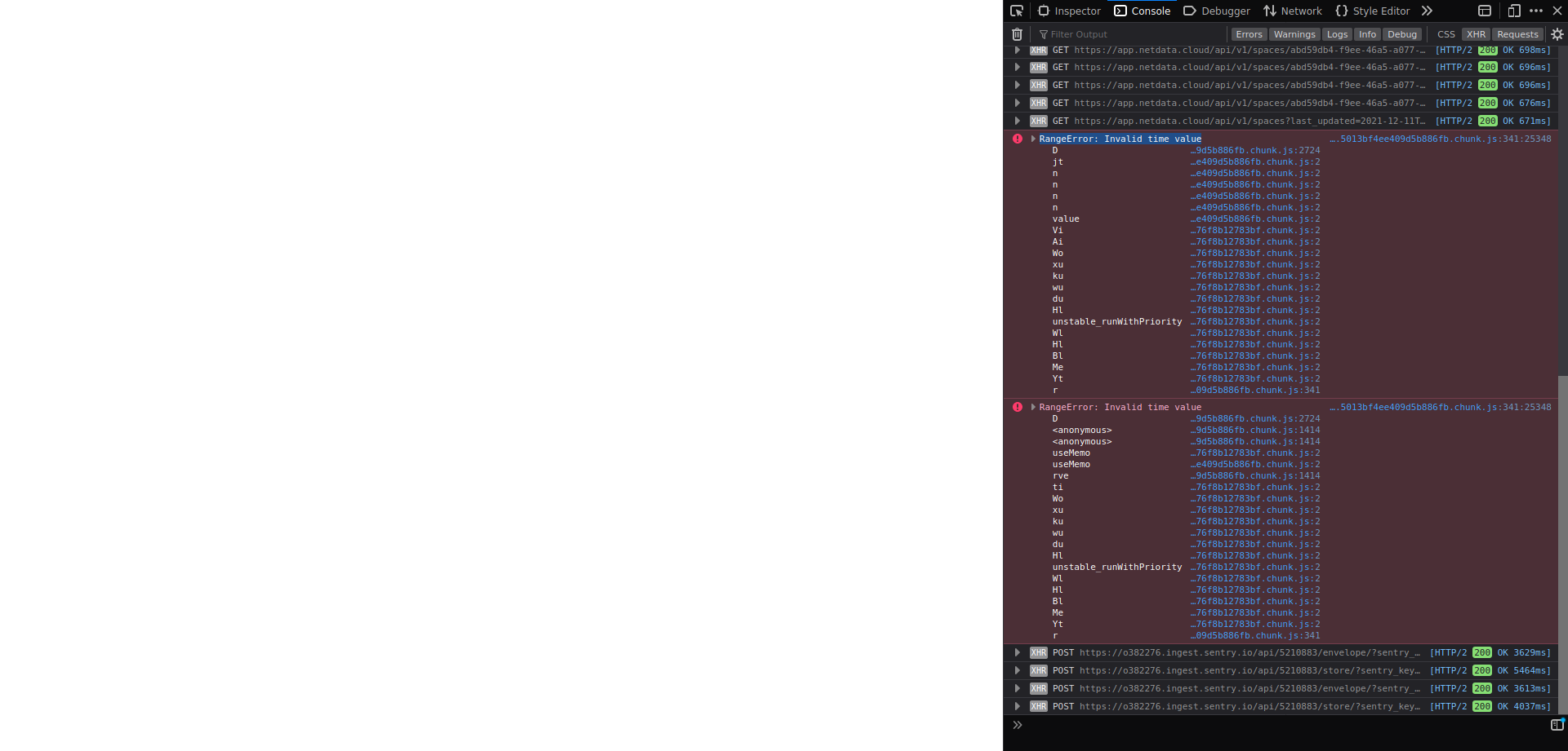 [BUG] [UI] "select custom timeframe" breaks UI on Firefox · Issue #219 · netdata/netdata-cloud ...