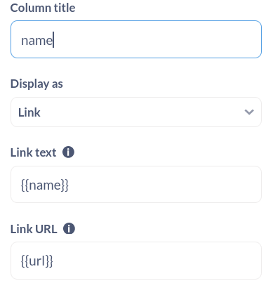 Table options -> Display as `Link`: Links prefixed with metabase's `basePath` · Issue #25350 ...