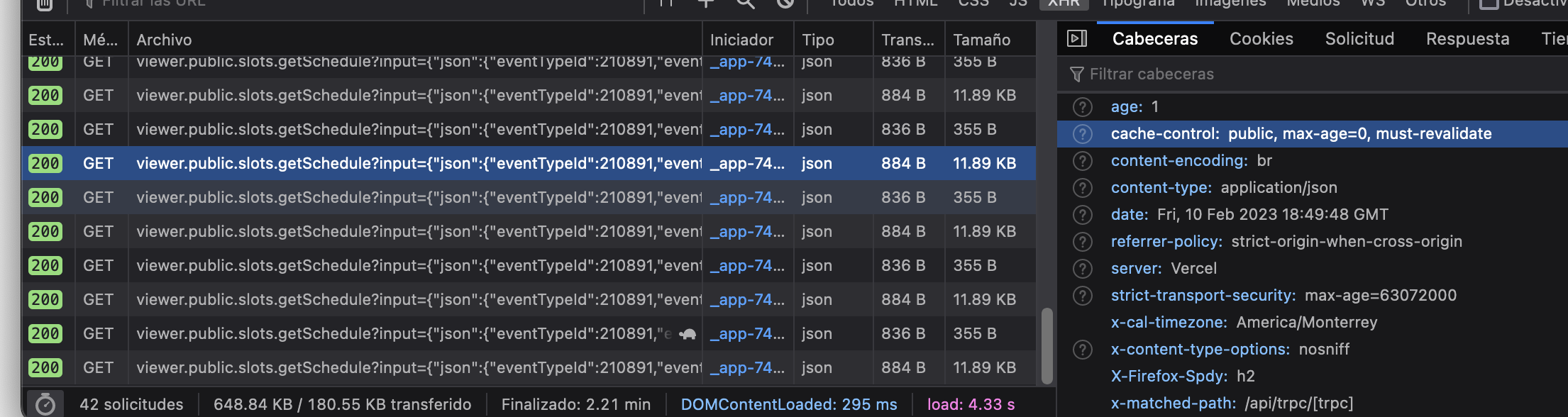 [CAL-1033] Vercel is ignoring our cache-control headers for tRPC endpoints · Issue #6996 ...