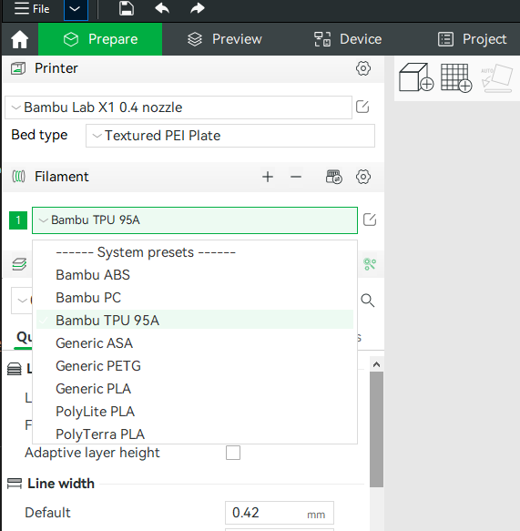 [Bug] Bambu Studio doesn't display all the filaments · Issue #516 ...