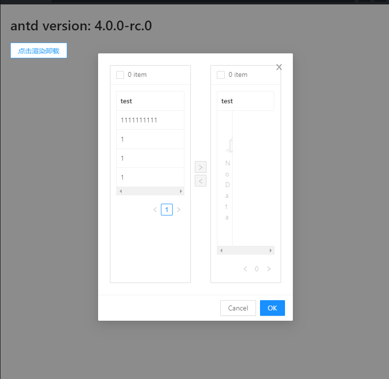 v4 table在transfer中的问题 · Issue #20743 · ant-design/ant-design · GitHub