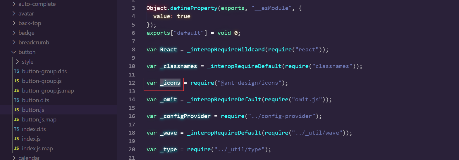 lib/button引入全部icon · Issue #20847 · ant-design/ant-design · GitHub